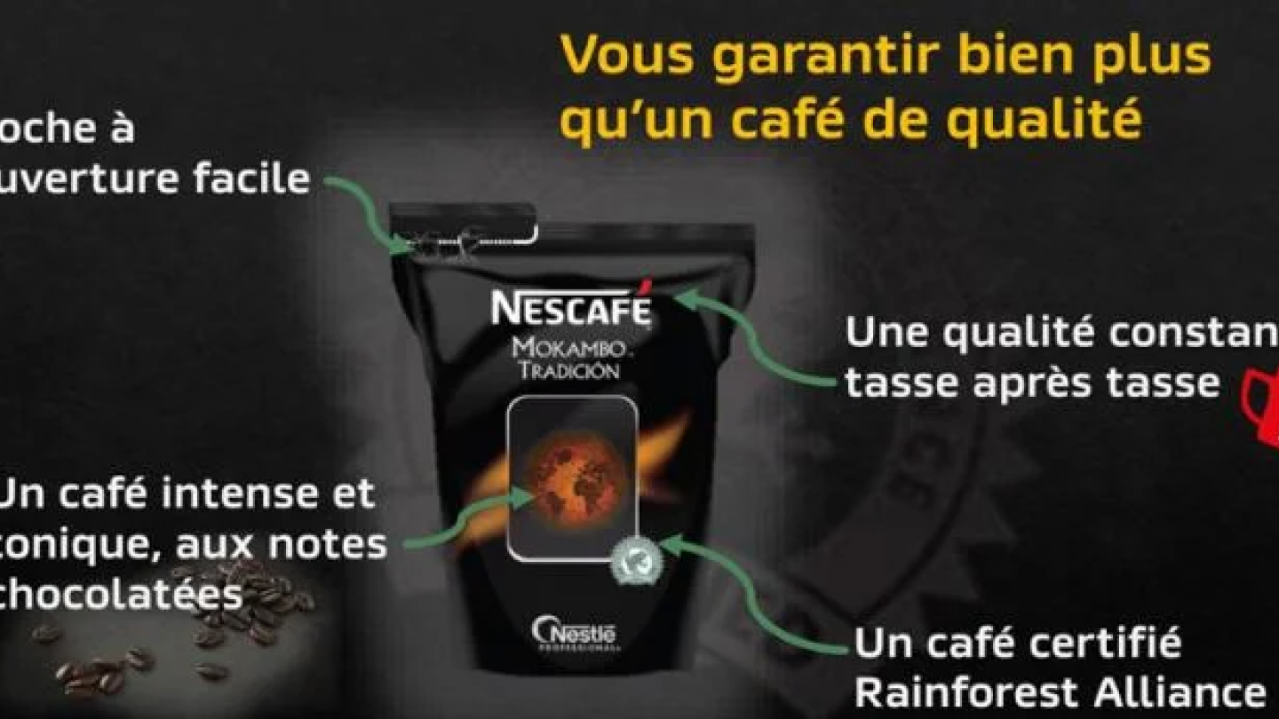 NESCAFÉ MOKAMBO TRADICIÓN® | Rainforest Alliance | Espace Pro
